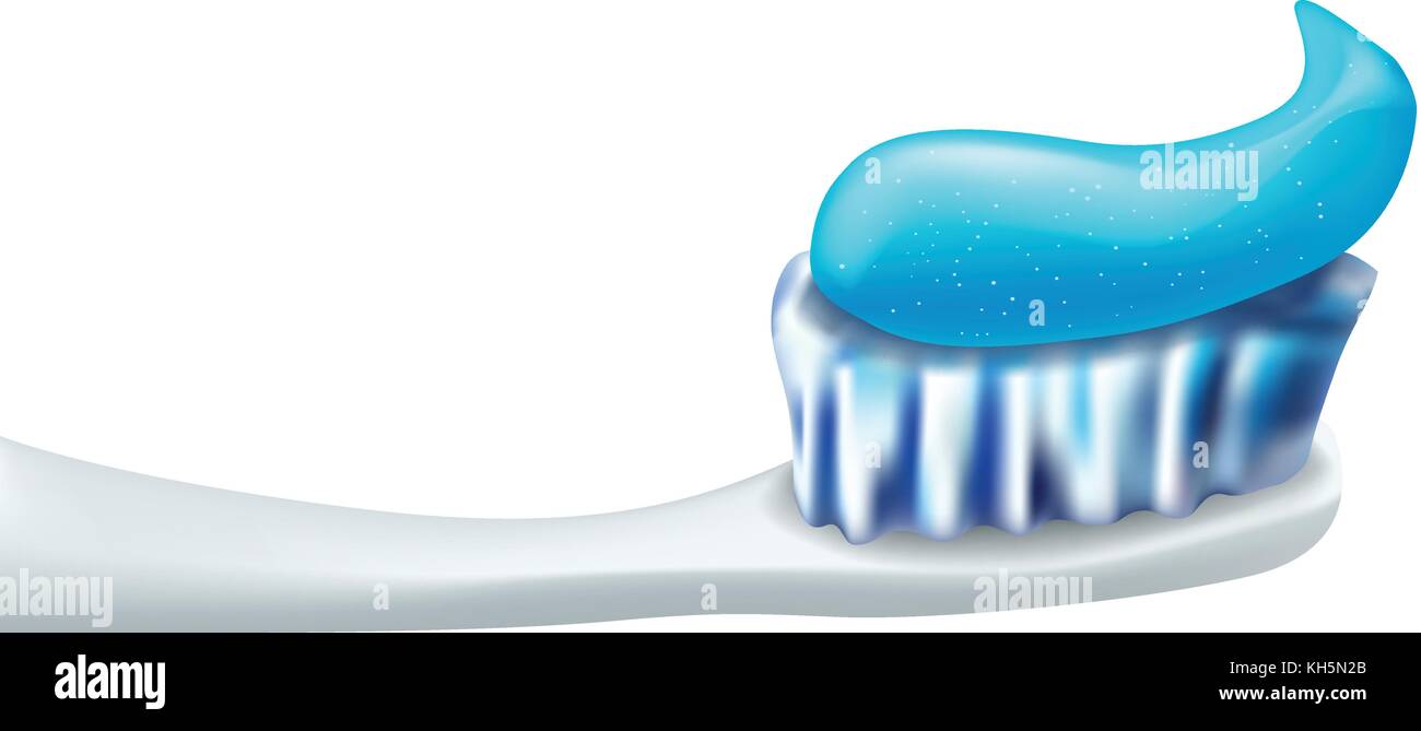 Fluoride toothpaste Stock Vector Images - Alamy