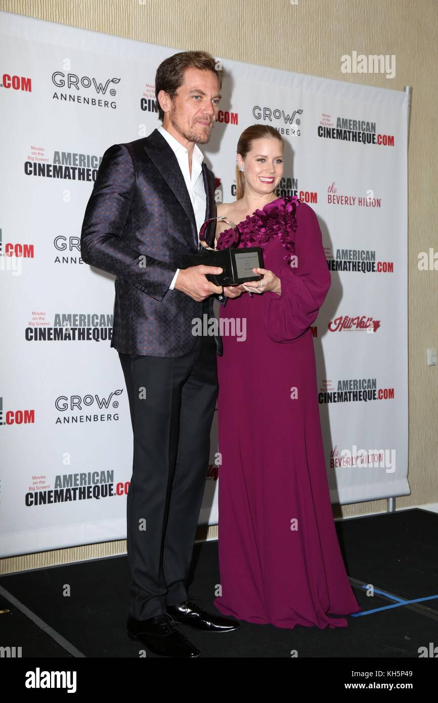 Michael Shannon, Amy Adams at arrivals for American Cinematheque's 2017 ...