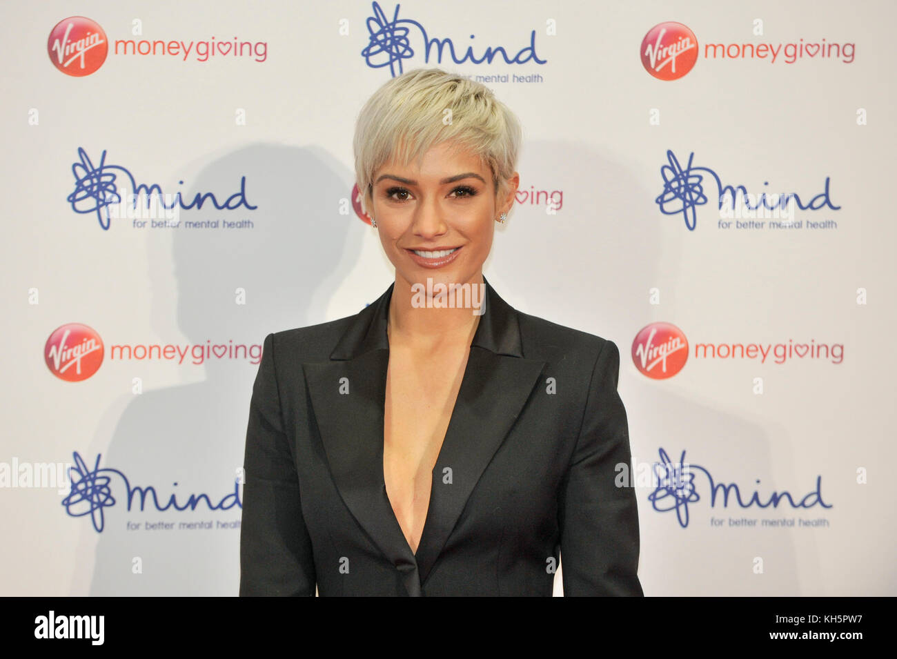 London, UK. 13th Nov, 2017. Frankie Bridge, singer, on the red carpet ...