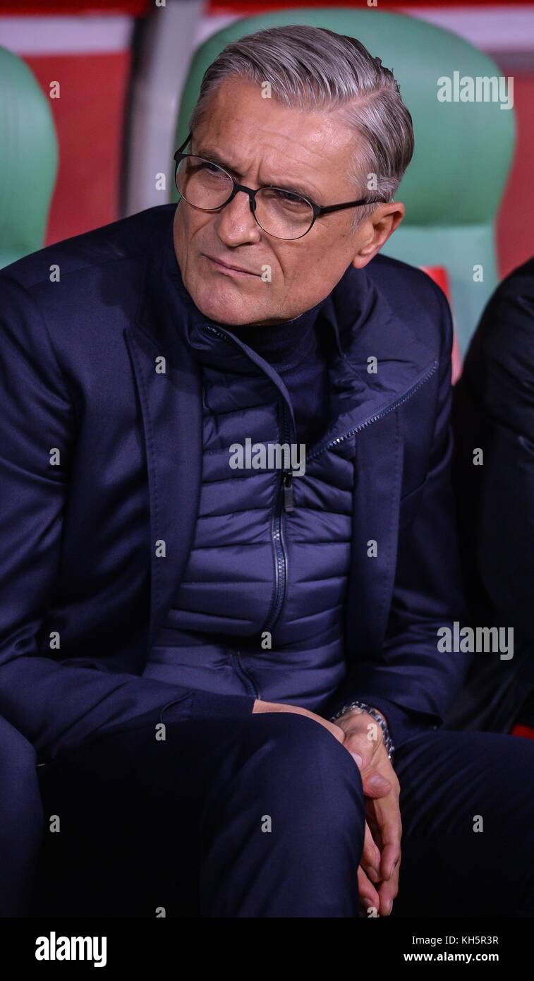 Gdansk, Polska. 13th Nov, 2017. Friendly game Poland vs Mexico on ...