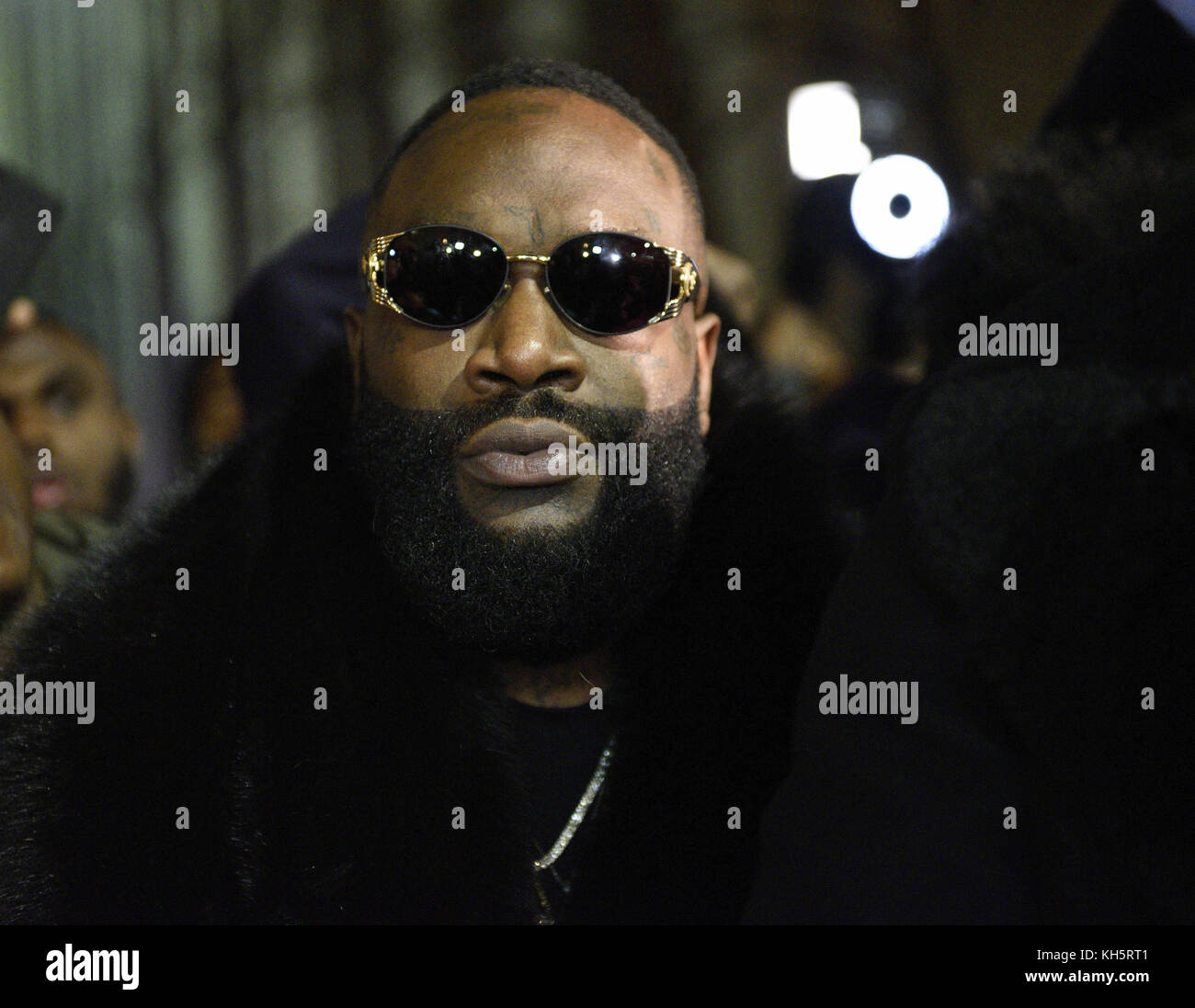 Philadelphia, Pennsylvania, USA. 13th Nov, 2017. Rapper RICK ROSS ...