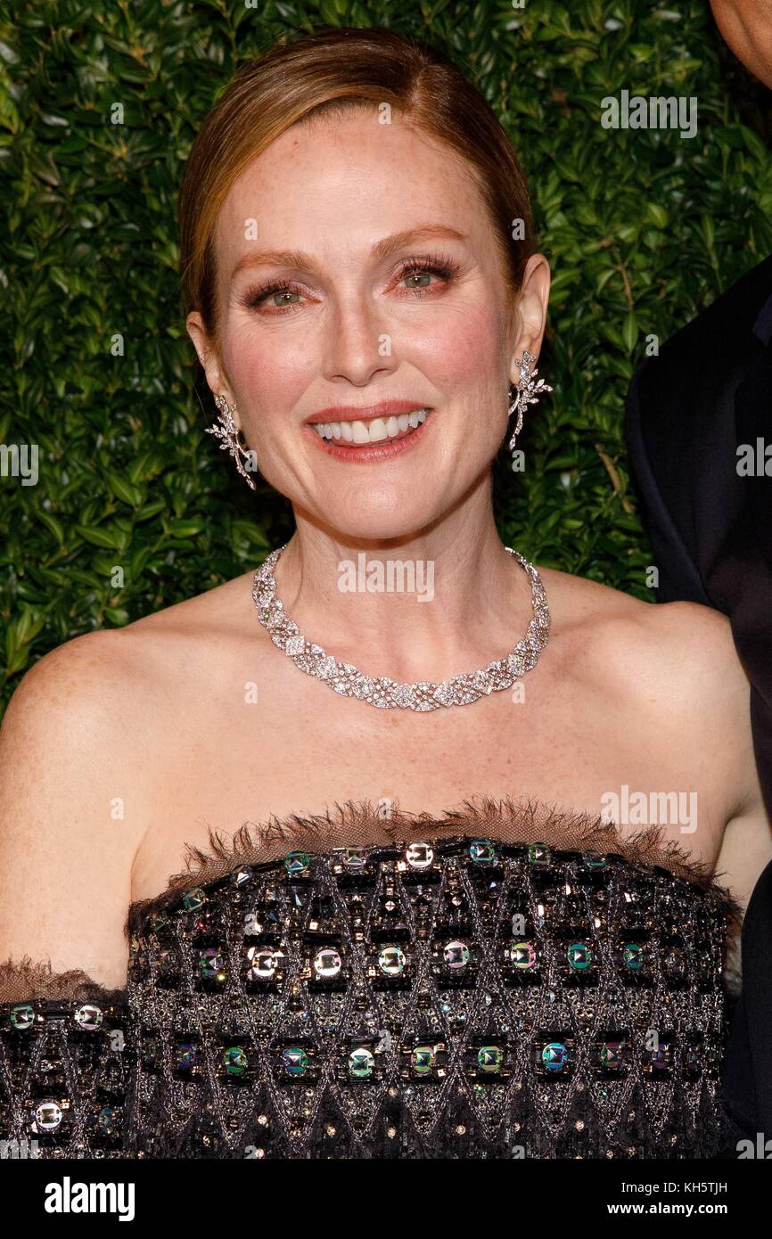 New York, NY, USA. 13th Nov, 2017. Rajendra Roy, Julianne Moore at ...