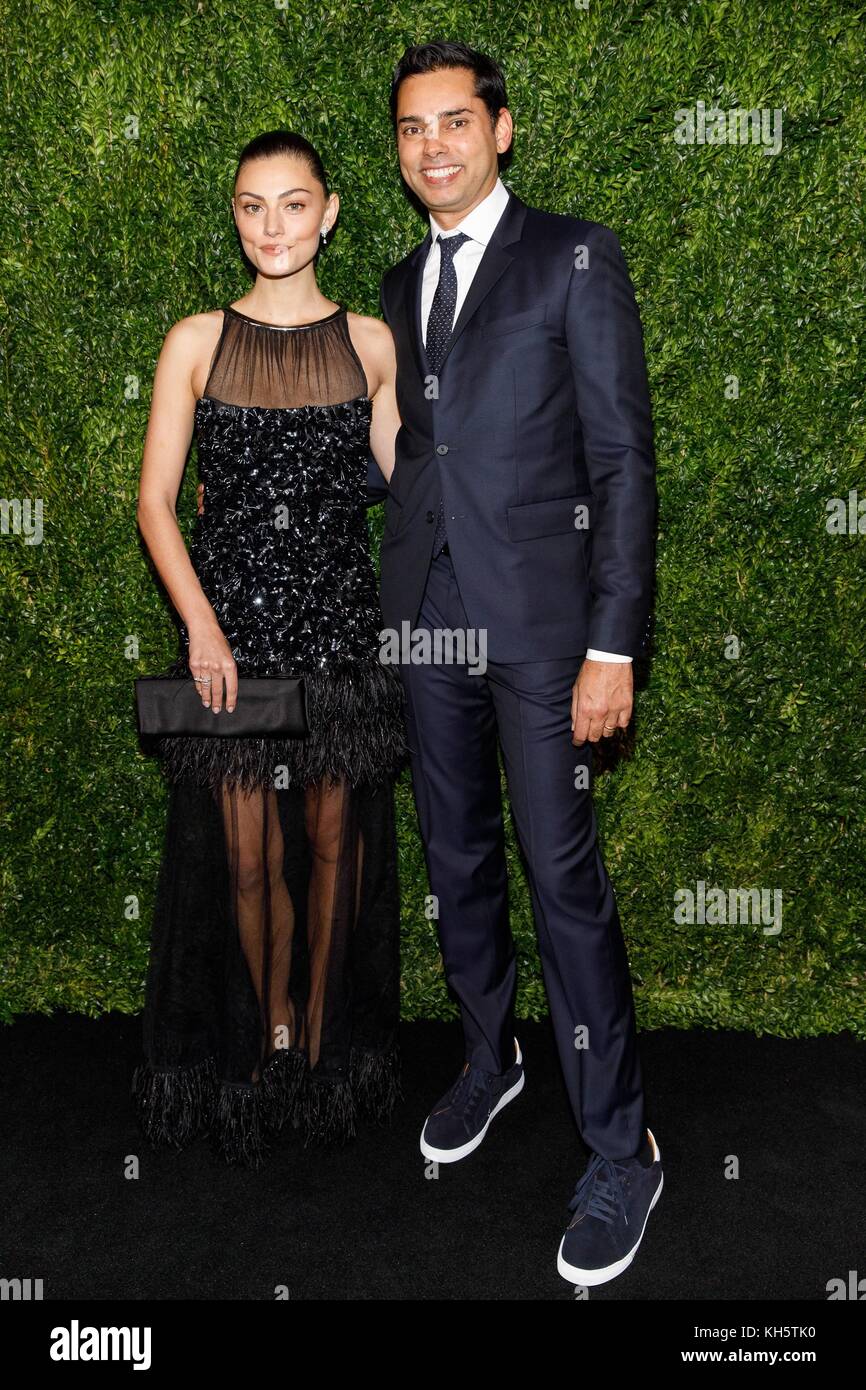 New York, NY, USA. 13th Nov, 2017. Phoebe Tonkin, Rajendra Roy at ...