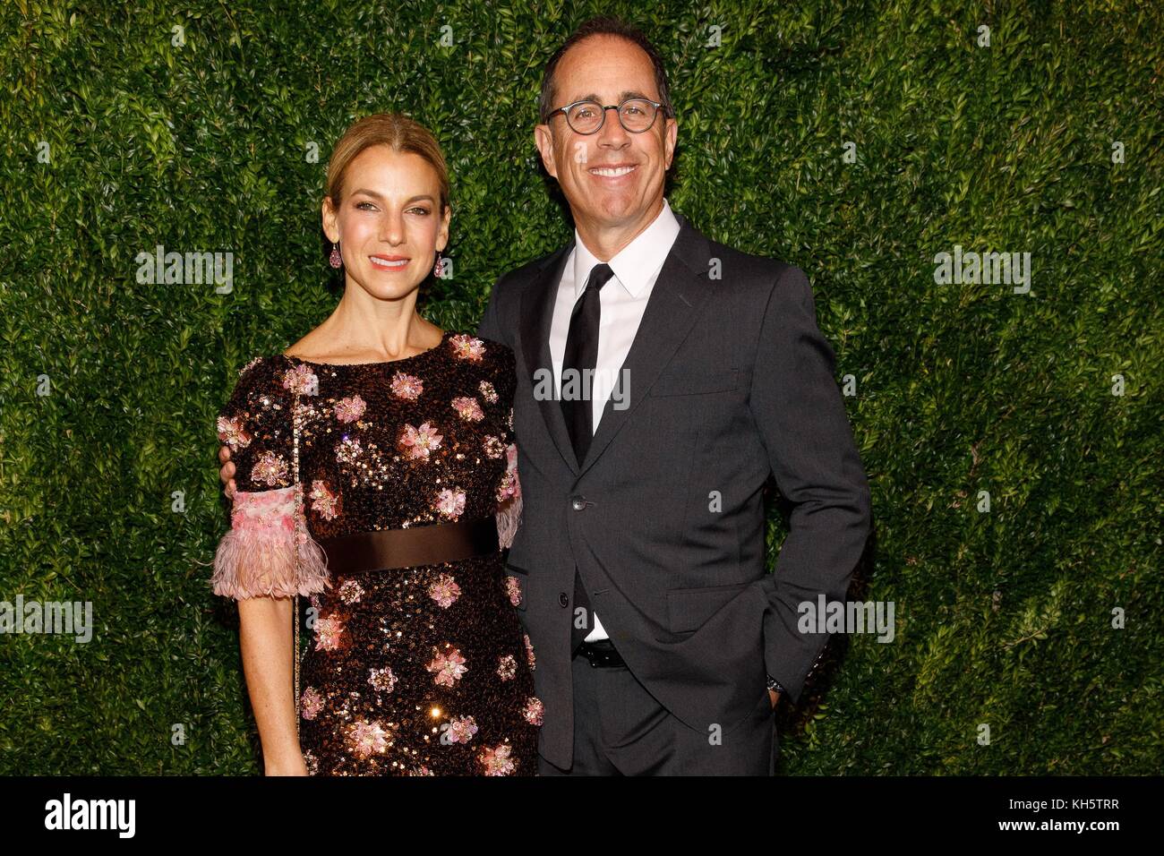 New York, NY, USA. 13th Nov, 2017. Jessica Seinfeld, Jerry Seinfeld at ...