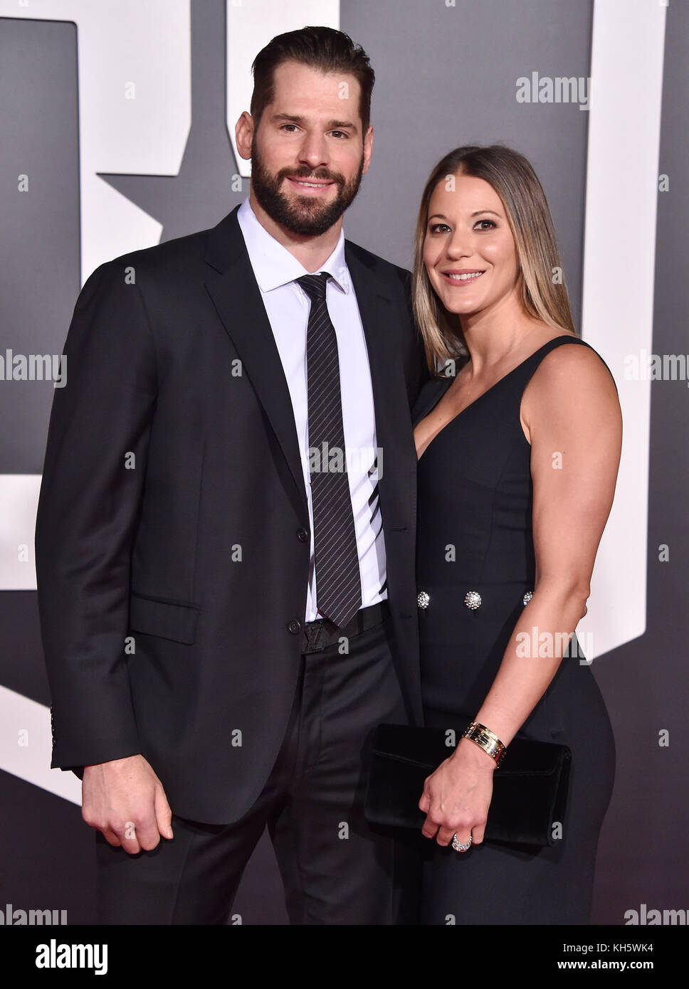 Hollywood, California, USA. 13th Nov, 2017. Ryan Kesler arrives for the ...