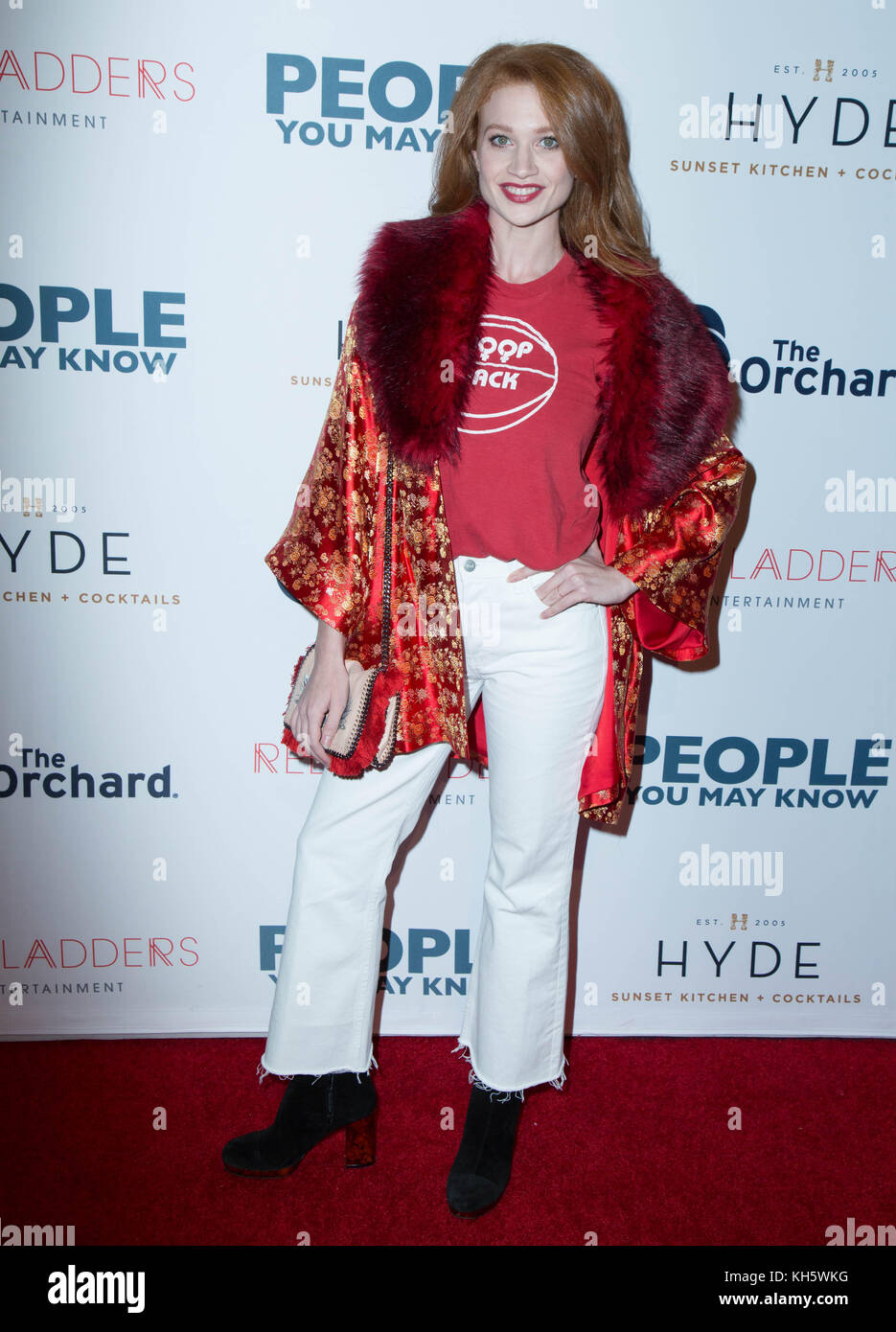 Los Angeles, USA. 13th Nov, 2017. Sarah Hay attends the premiere of The ...