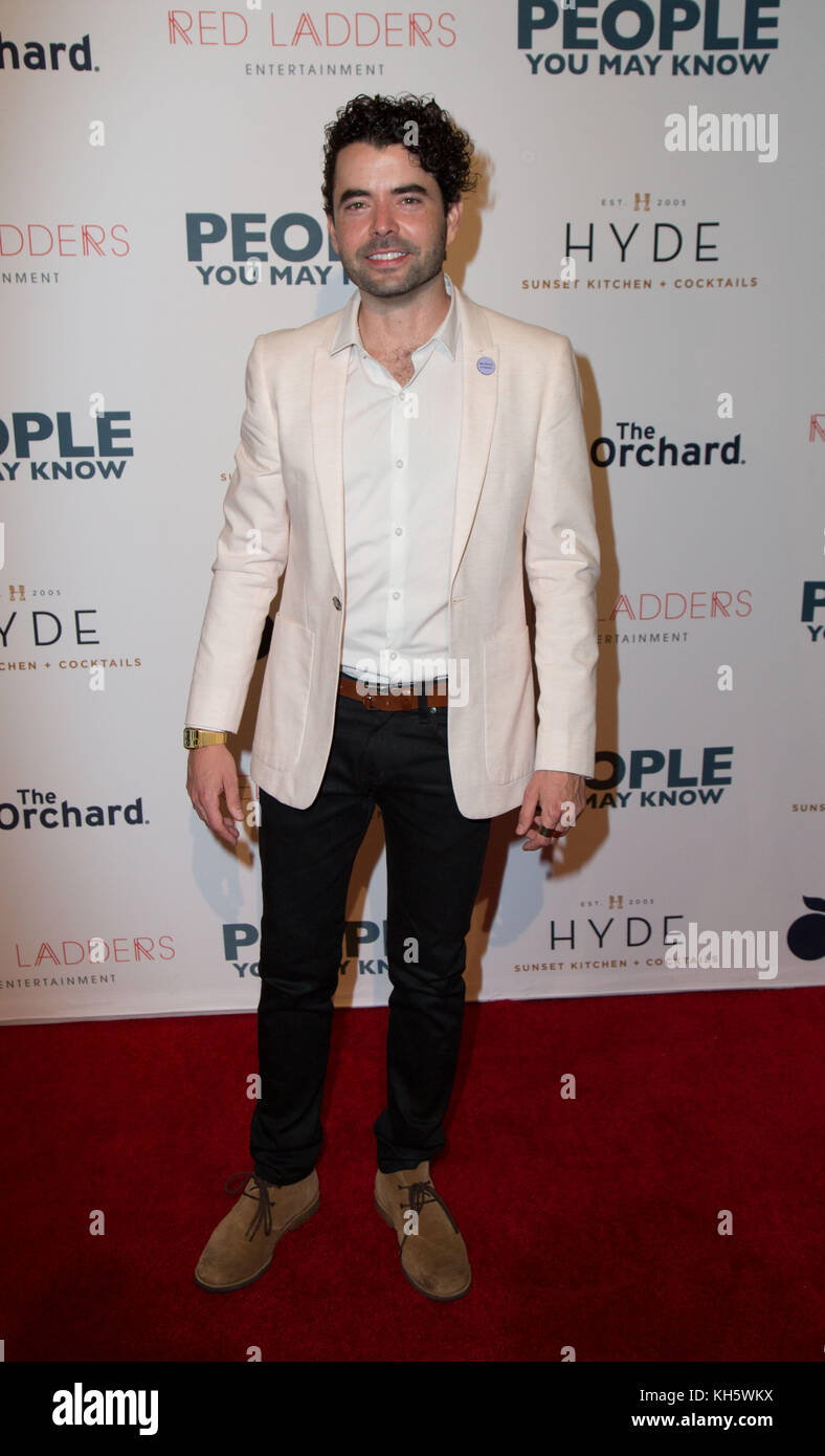 Los Angeles, USA. 13th Nov, 2017. Nick Rutherford attends the premiere ...