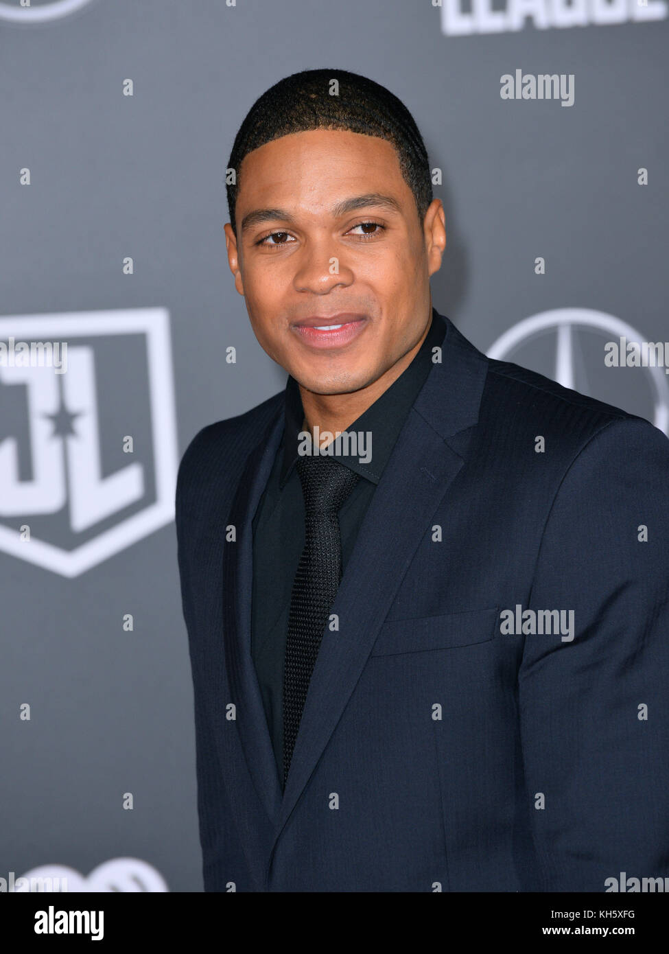 Los Angeles, USA. 13th Nov, 2017. Ray Fisher at the world premiere for ...