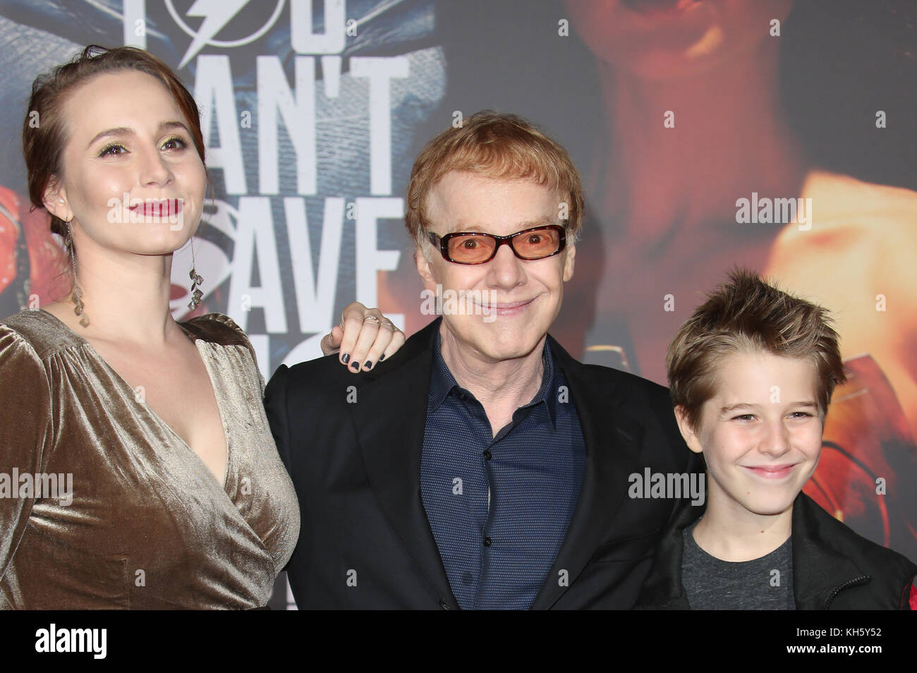 LOS ANGELES, CA - NOVEMBER 13: Danny Elfman, Family, at the Justice ...