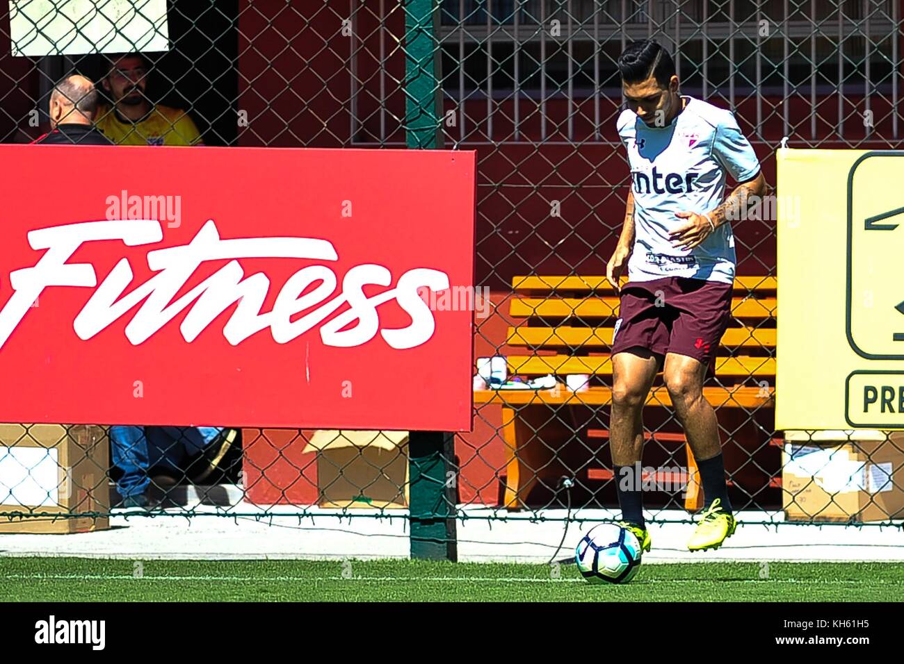 SÃO PAULO, SP - 14.11.2017: TREINO DO SPFC - Petros during the SPFC training held at CCT Barra ...