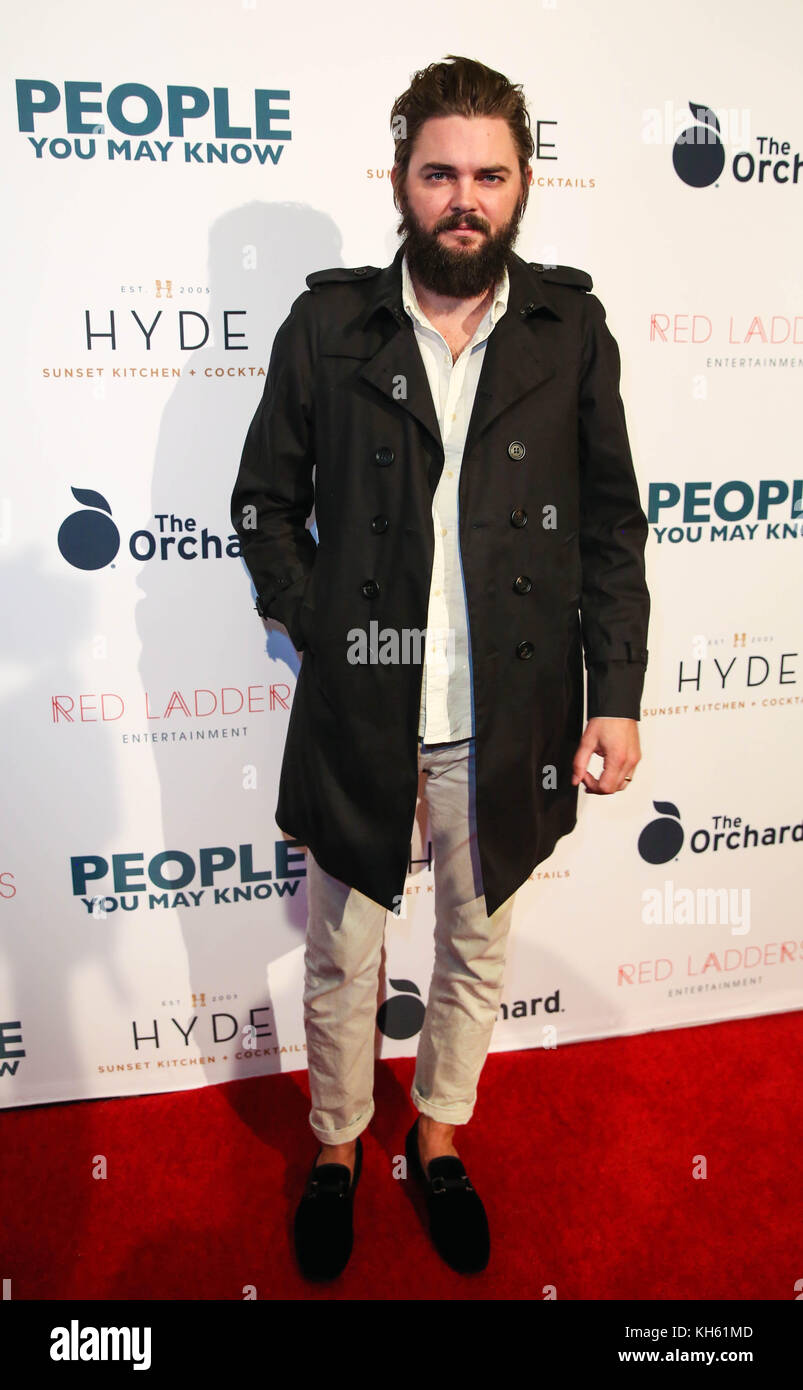Los Angeles, Ca, USA. 13th Nov, 2017. Nick Thune at People You May Know ...