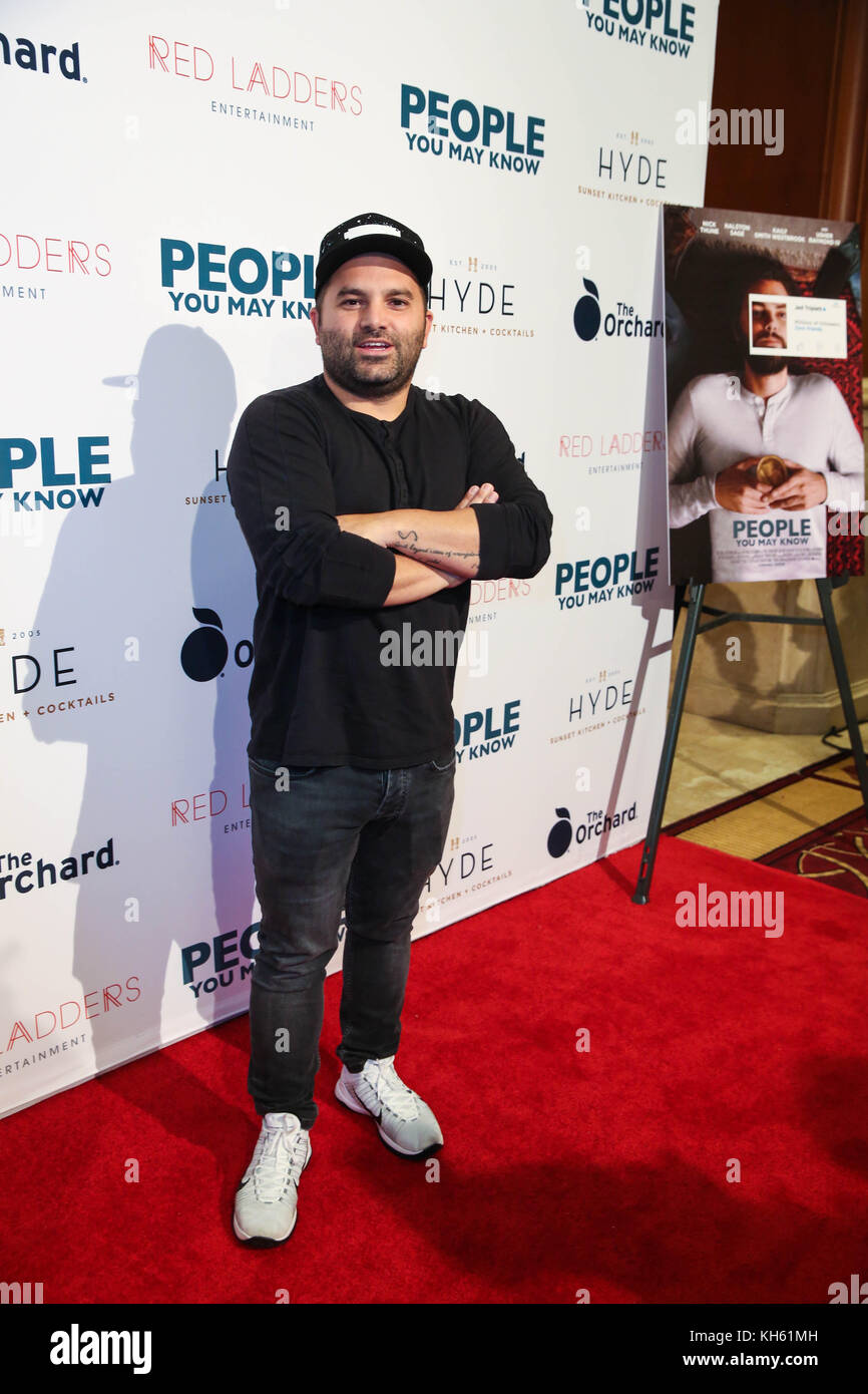 Los Angeles, Ca, USA. 13th Nov, 2017. Nick Thune at People You May Know ...