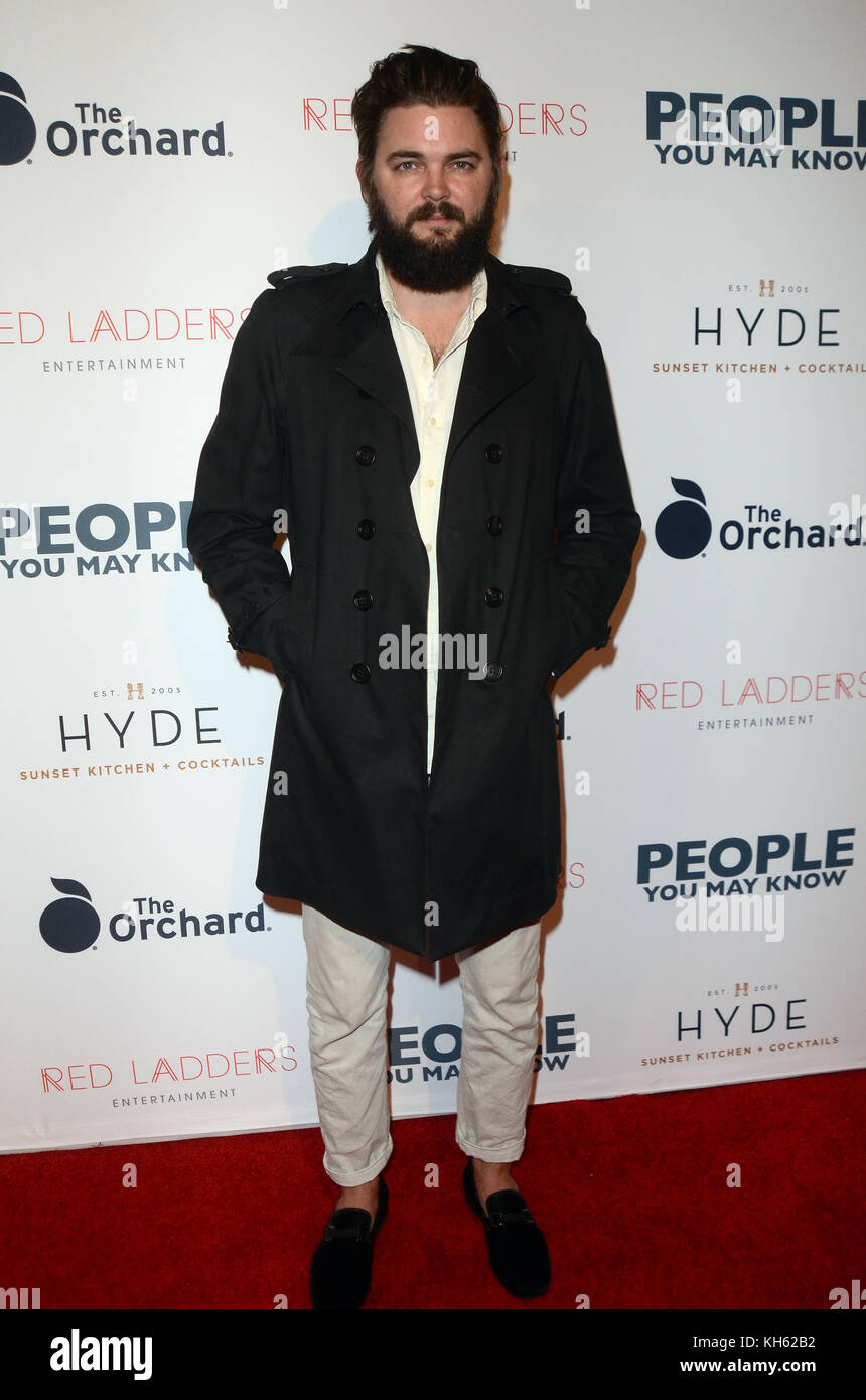 Los Angeles, Ca, USA. 13th Nov, 2017. Nick Thune at People You May Know ...