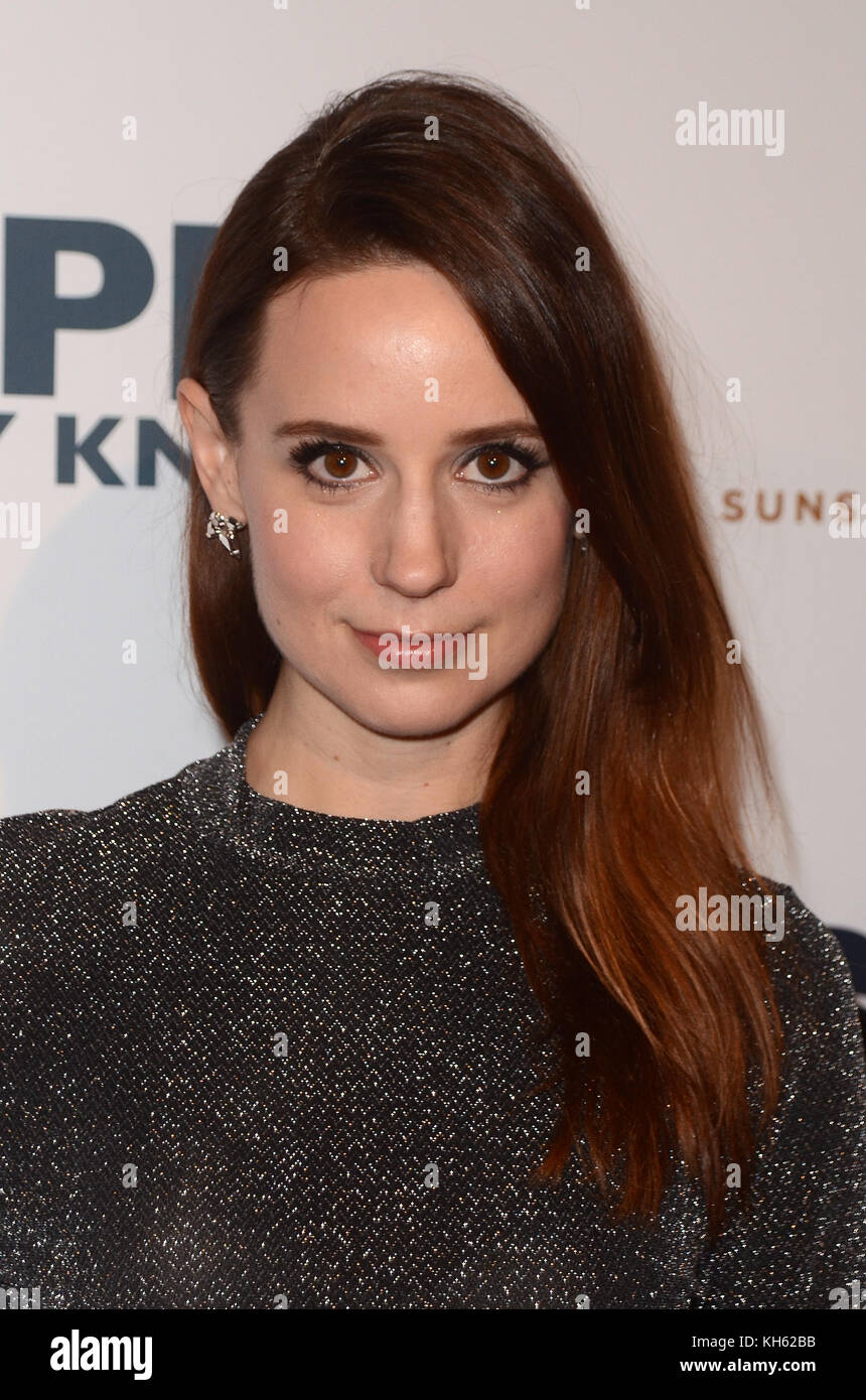 Los Angeles, Ca, USA. 13th Nov, 2017. Hannah Marie Hines at People You ...