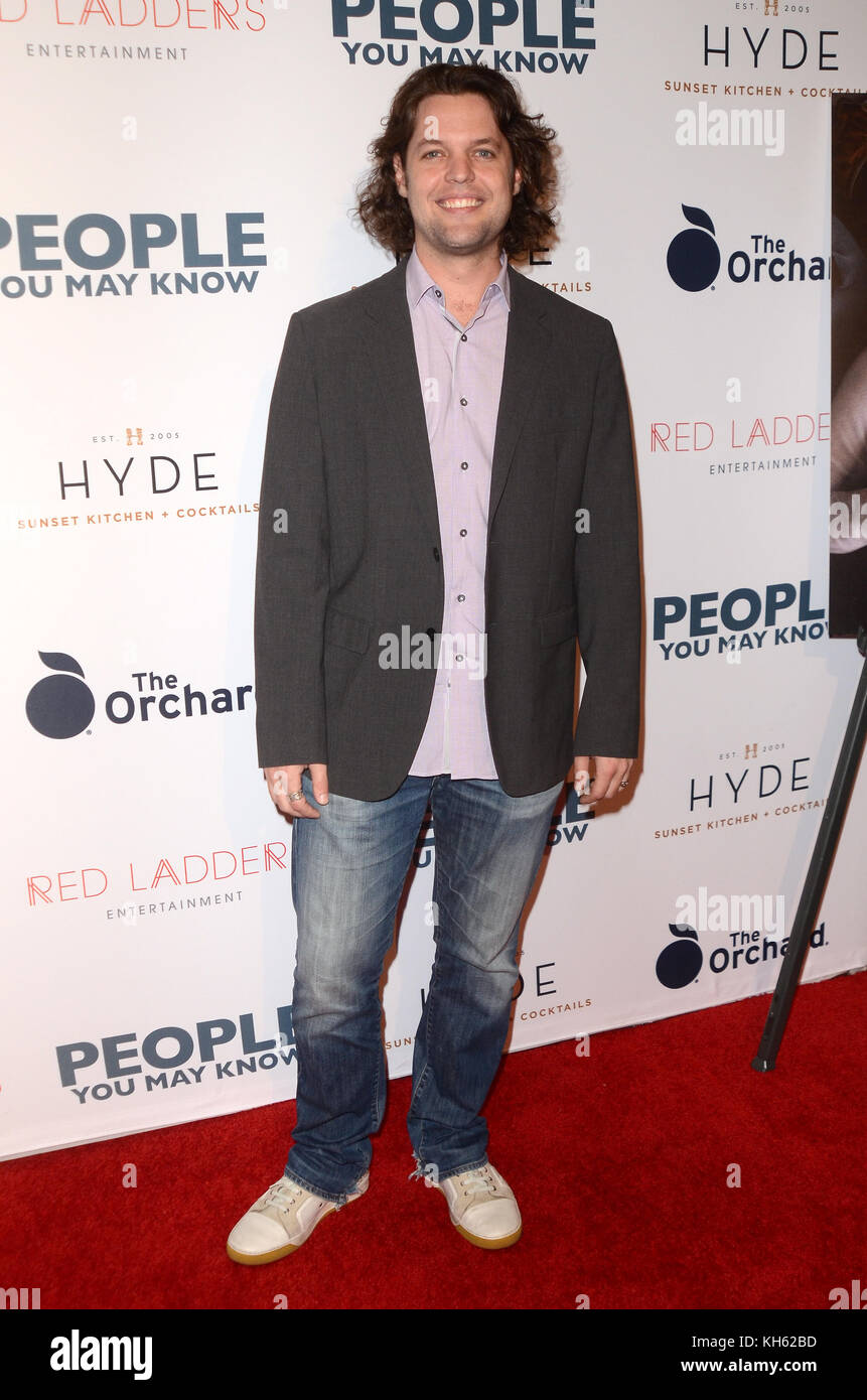 Los Angeles, Ca, USA. 13th Nov, 2017. Adam Westbrook at People You May Know at The Pacific ...