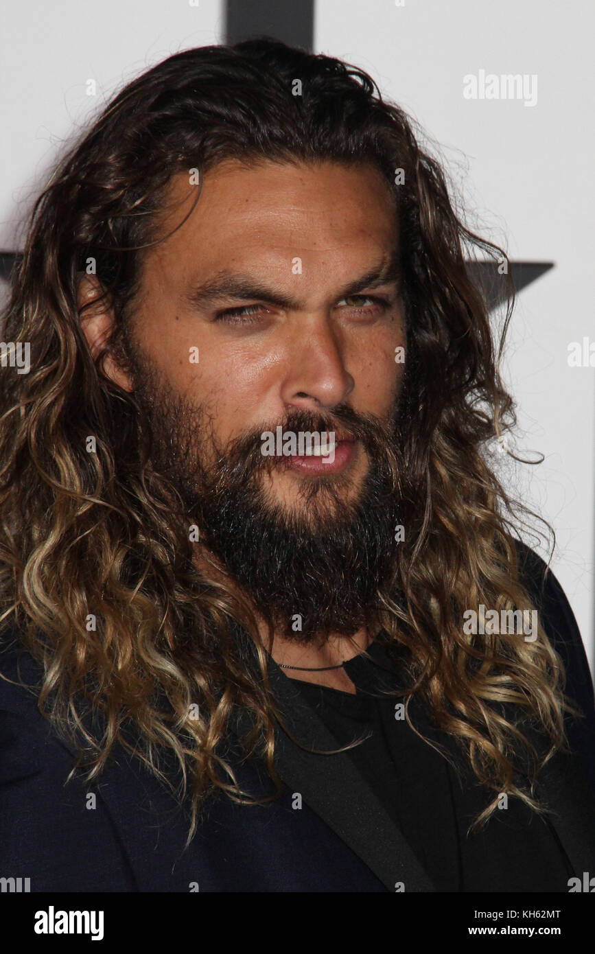 Jason Mamoa 11/13/2017 The World Premiere of "Justice League" held at ...