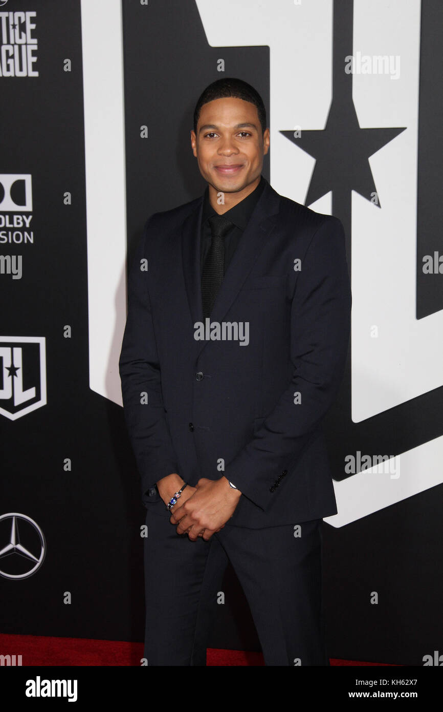 Ray Fisher 11/13/2017 The World Premiere of "Justice League" held at ...