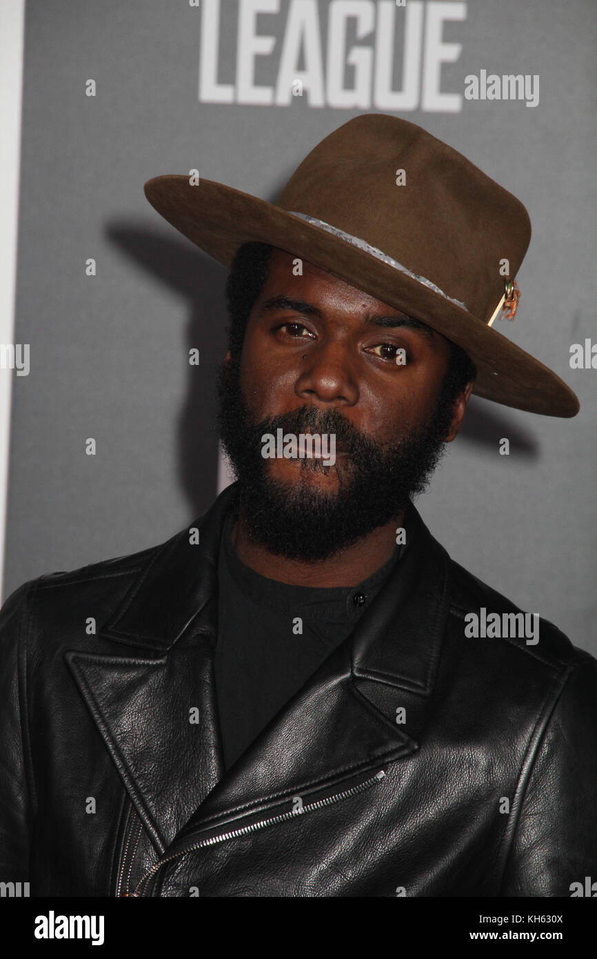 Gary Clark Jr. 11/13/2017 The World Premiere of "Justice League" held ...