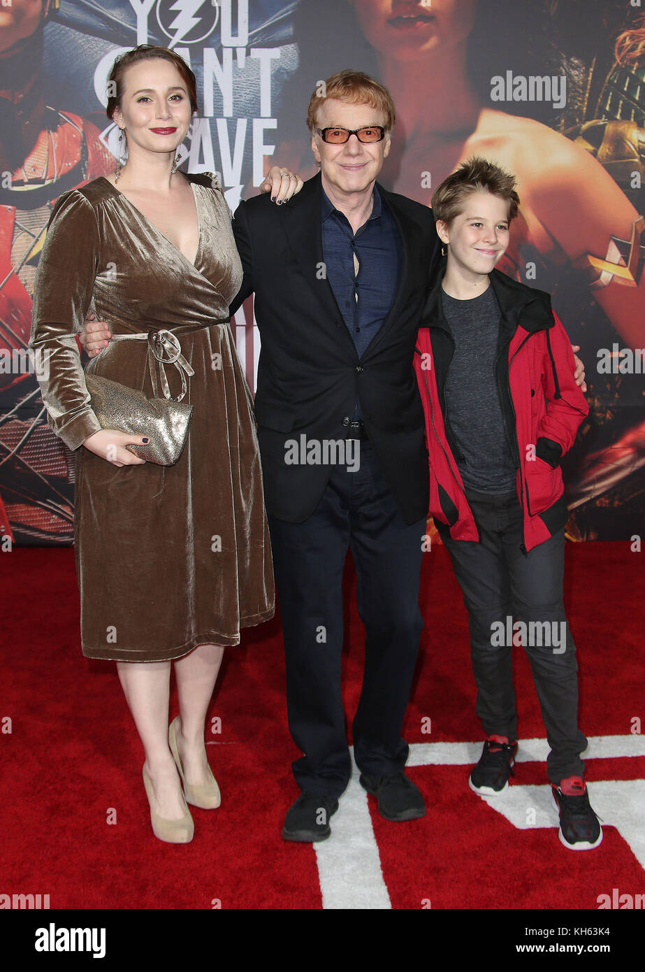 Danny Elfman, Family. "Justice League" Los Angeles Premiere held at the ...