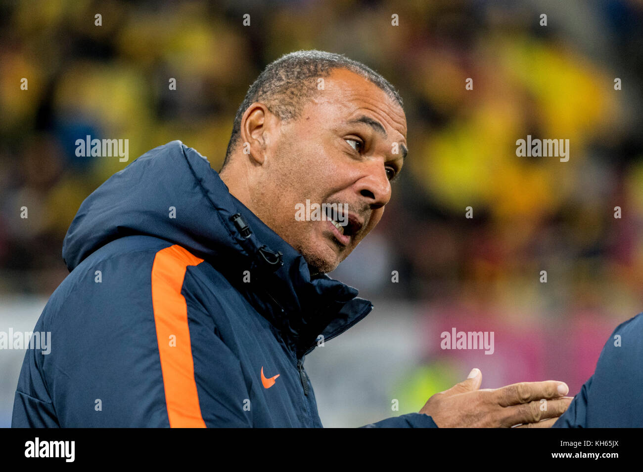 Bucharest, Romania. 14th Nov, 2017. November 14, 2017: Ruud Gullit ...