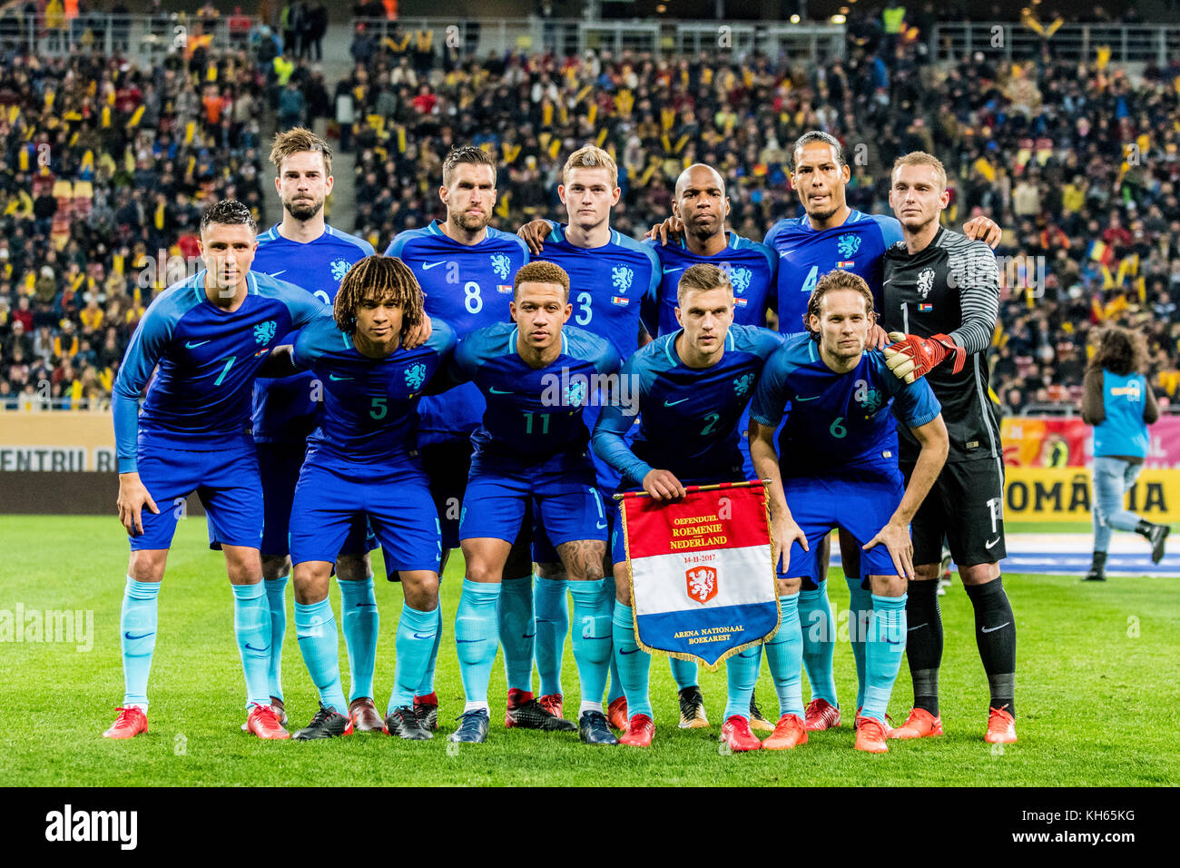 Bucharest, Romania. 14th Nov, 2017. November 14, 2017: The Netherland ...