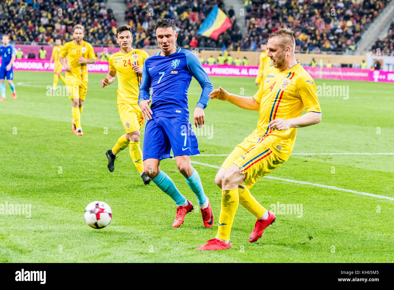 Bucharest, Romania. 14th Nov, 2017. November 14, 2017: Cosmin Moti #4 ...