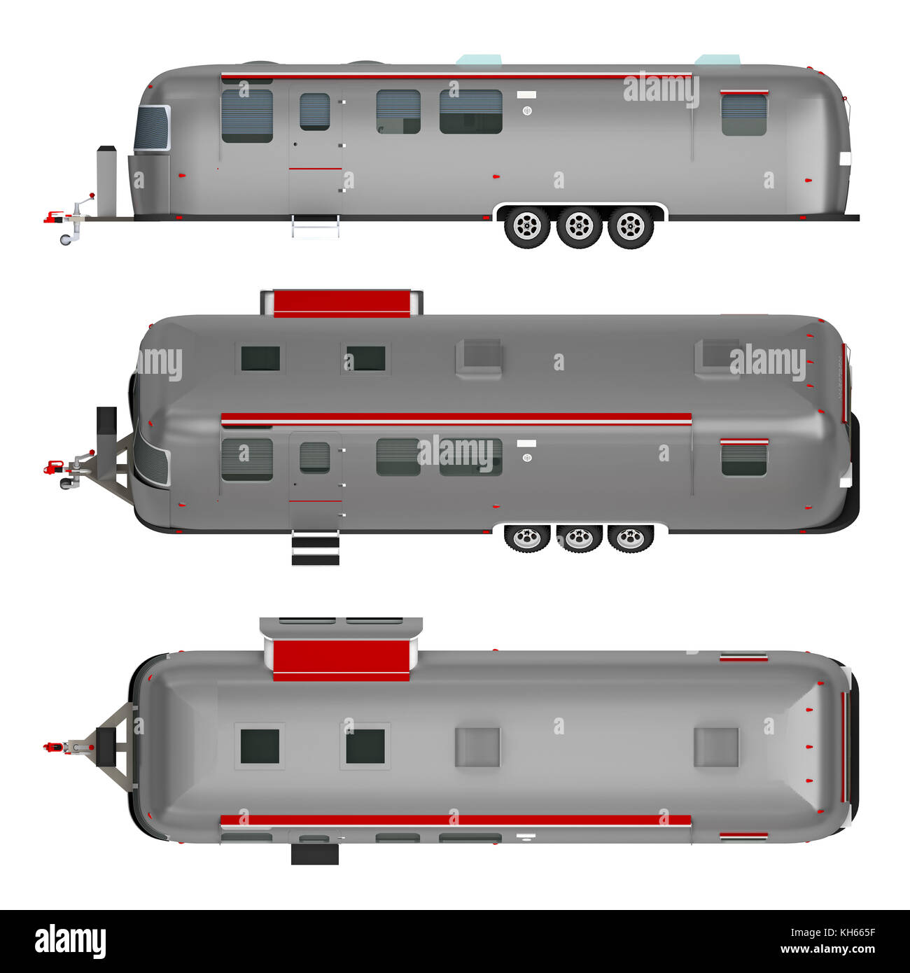 Silver camper hi-res stock photography and images - Alamy