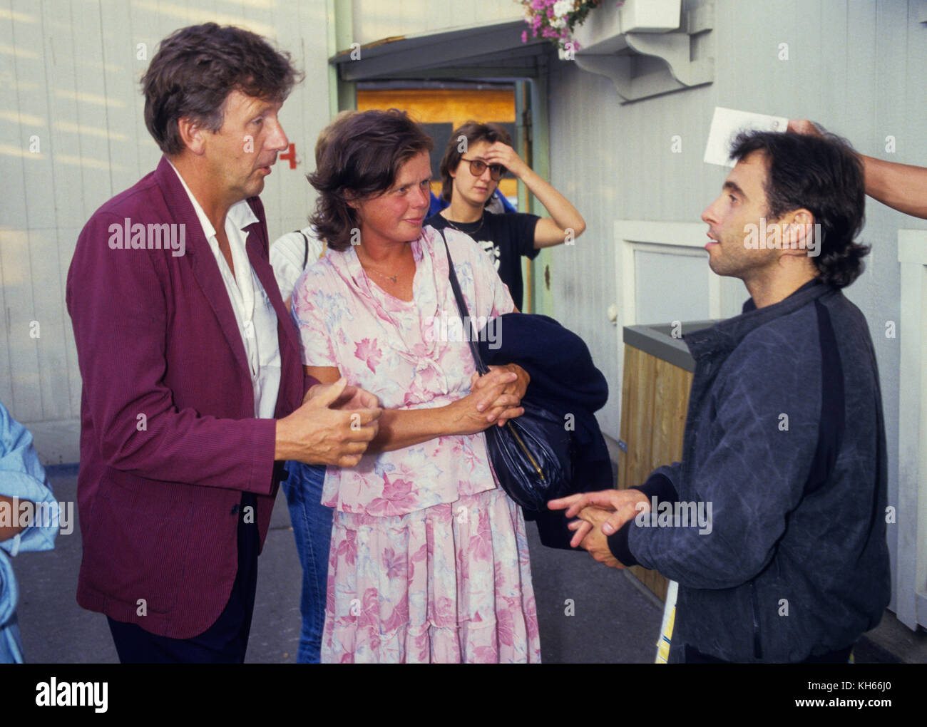 NILS LOFGREN USA American Rock musician after a concert at Gröna Lund ...