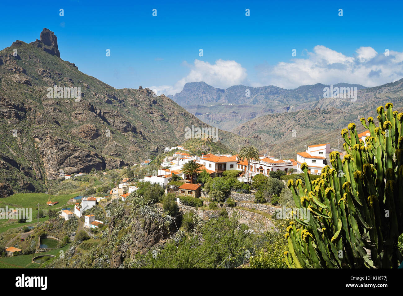 Breath-taking view from Tejeda in Gran Canaria. Spain Stock Photo - Alamy