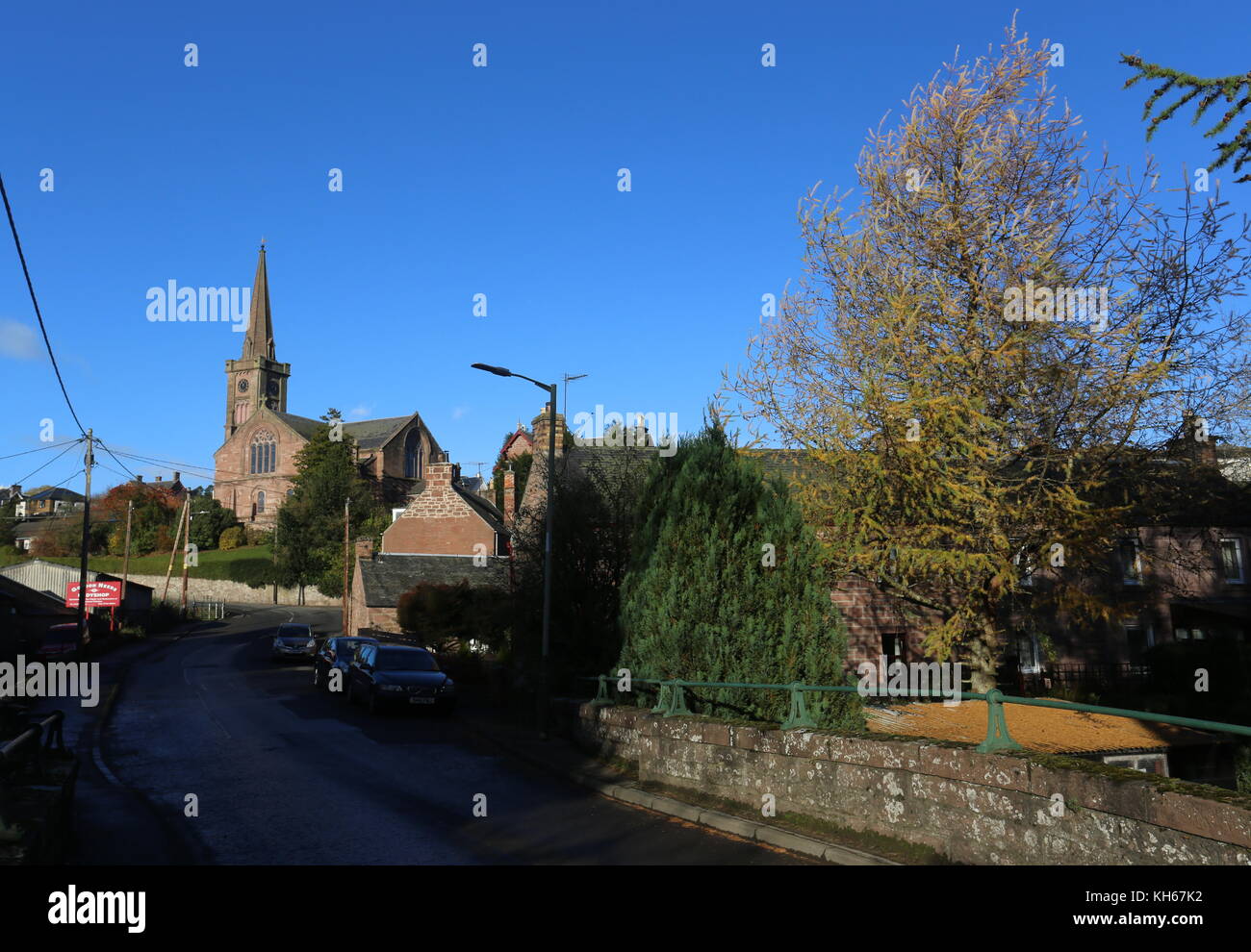 Alyth Parish Church Scotland November 2017 Stock Photo - Alamy