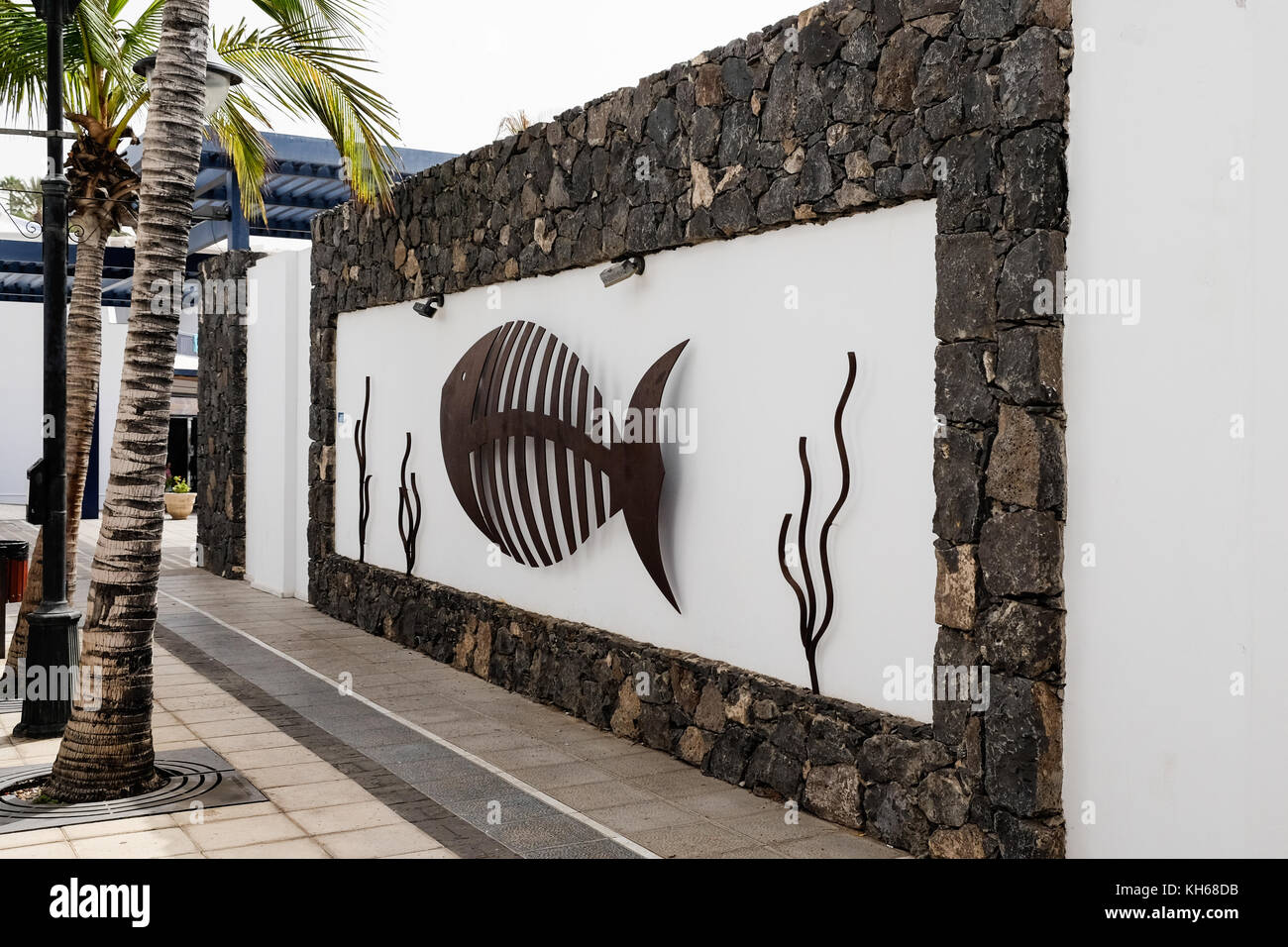 Puerto Calero, Lanzarote, Canary Islands, Spain Stock Photo - Alamy