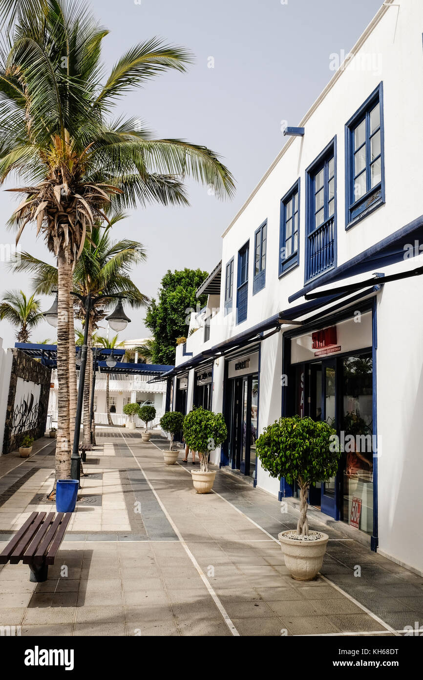 Puerto Calero, Lanzarote, Canary Islands, Spain Stock Photo - Alamy