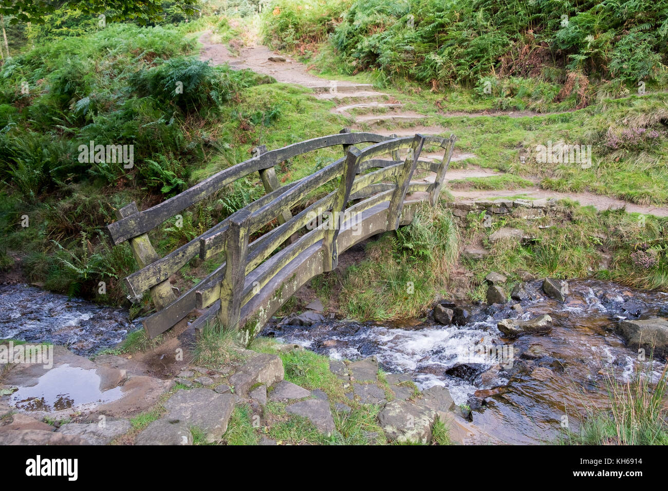 Kinder scout, jacobs ladder path hi-res stock photography and images ...
