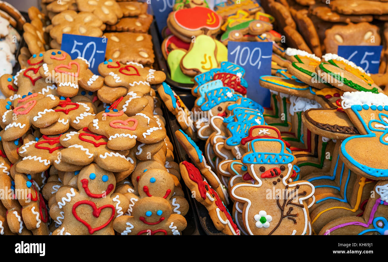 Prague gingerbread cookies hi-res stock photography and images - Alamy