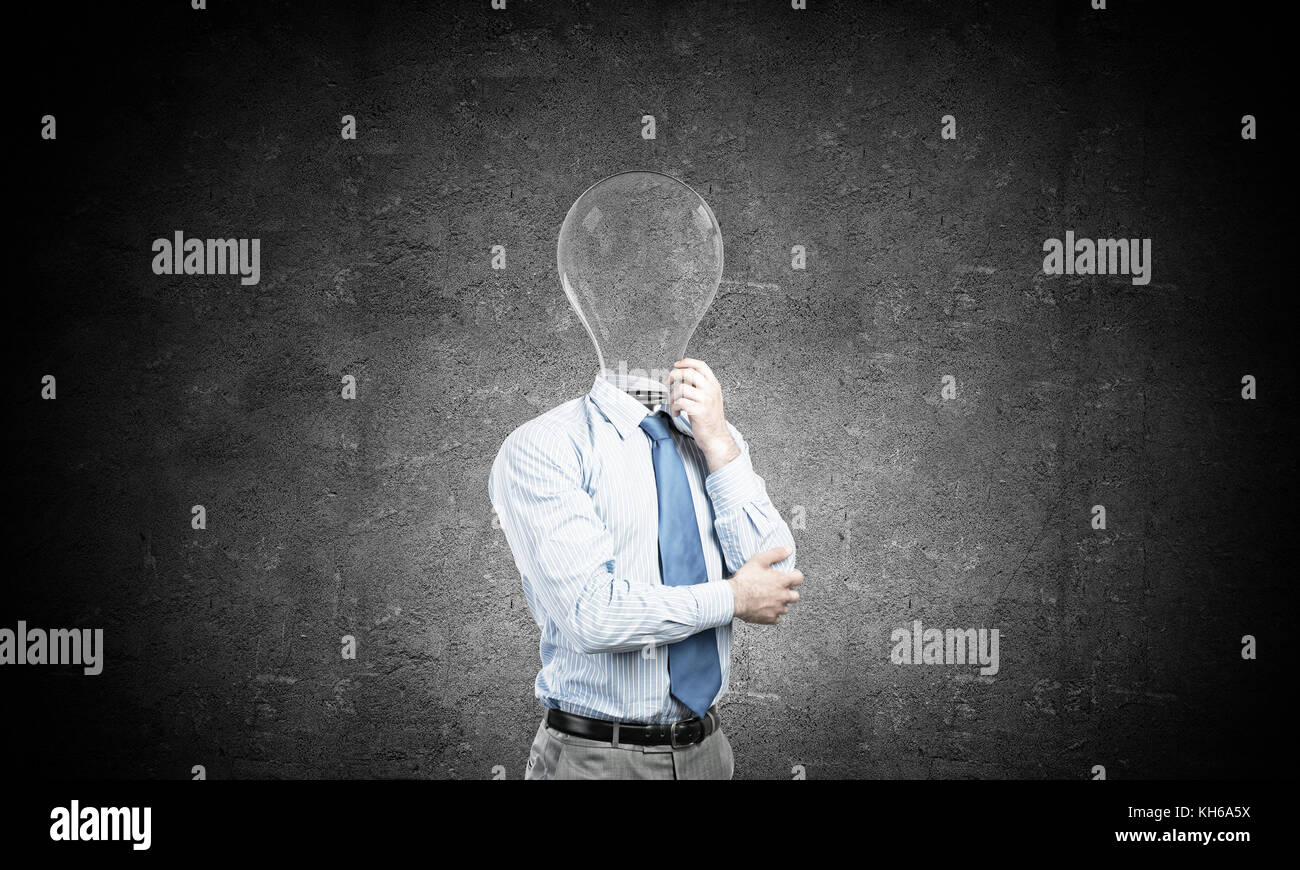 Man thinking over his idea Stock Photo - Alamy