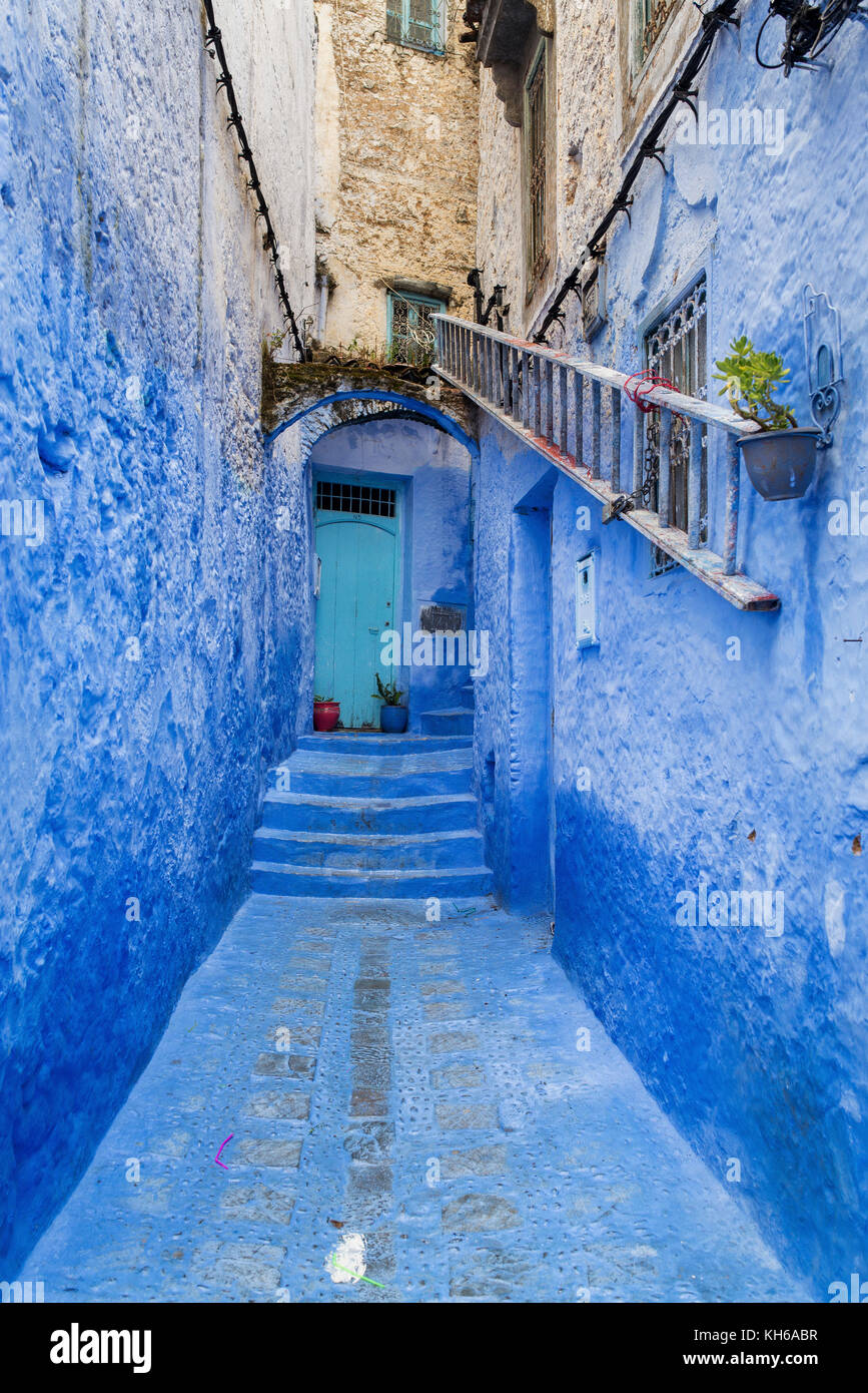 Chefchaouen view blue hi-res stock photography and images - Alamy