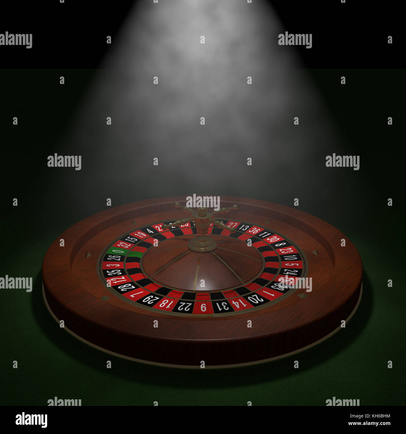 Casino roulette wheel. 3D render Stock Photo - Alamy