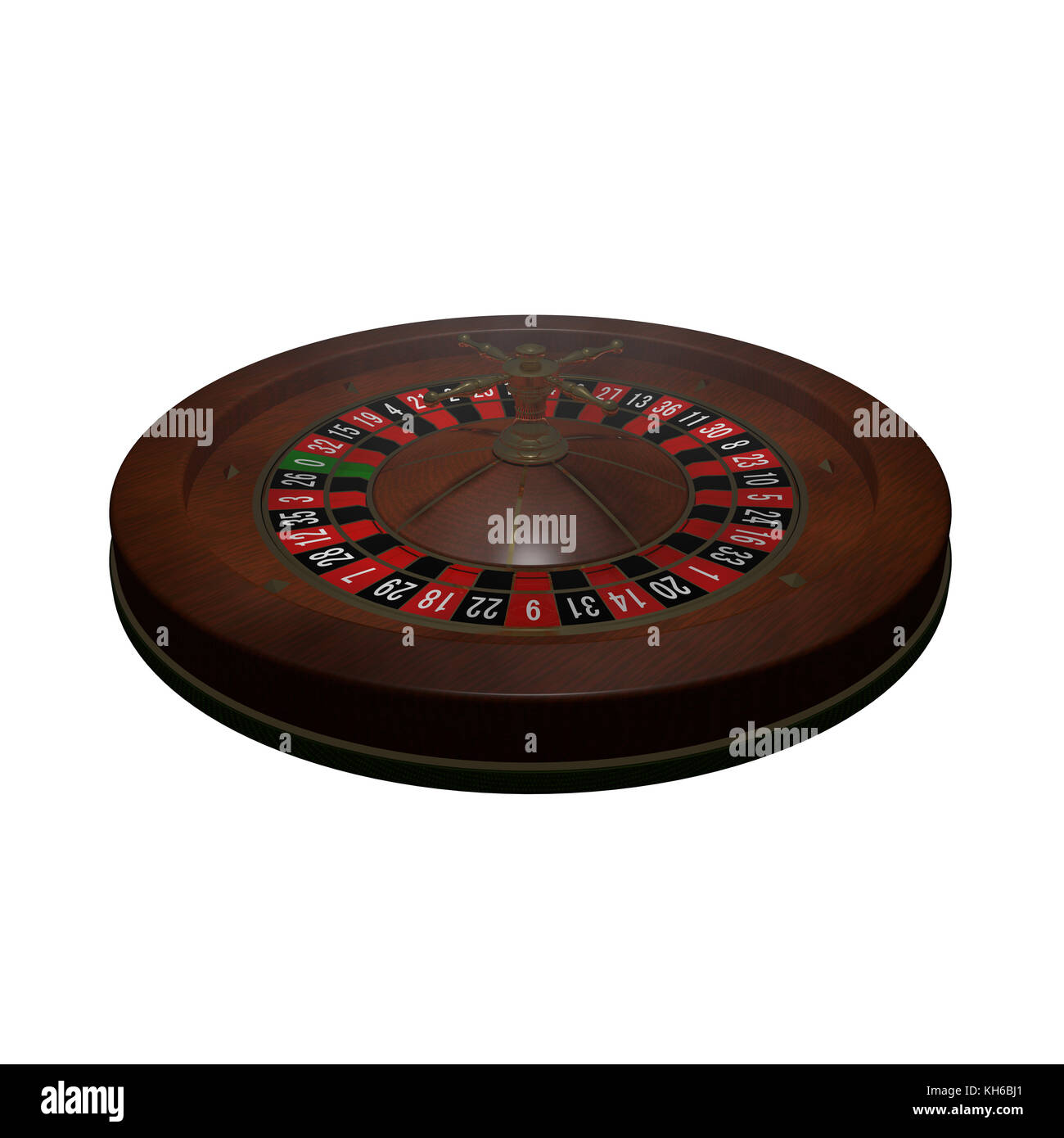 Casino roulette wheel. 3D render Stock Photo - Alamy