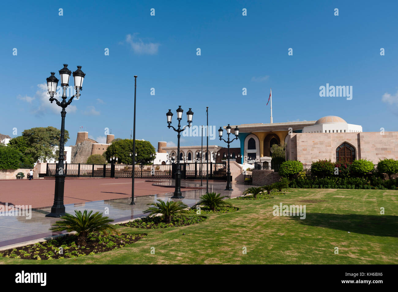 Sultan palace, Muscat, Oman Stock Photo - Alamy