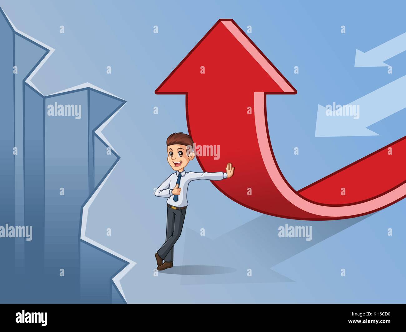 Set of businessman in shirt cartoon character design change of a ...