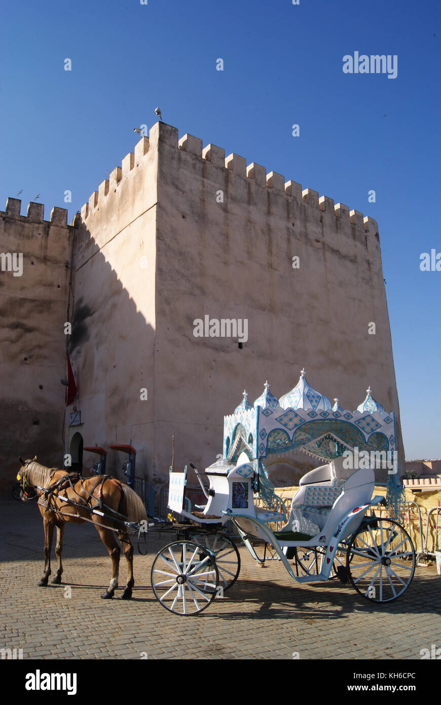 The Silver Horse Carriage Stock Photo - Alamy