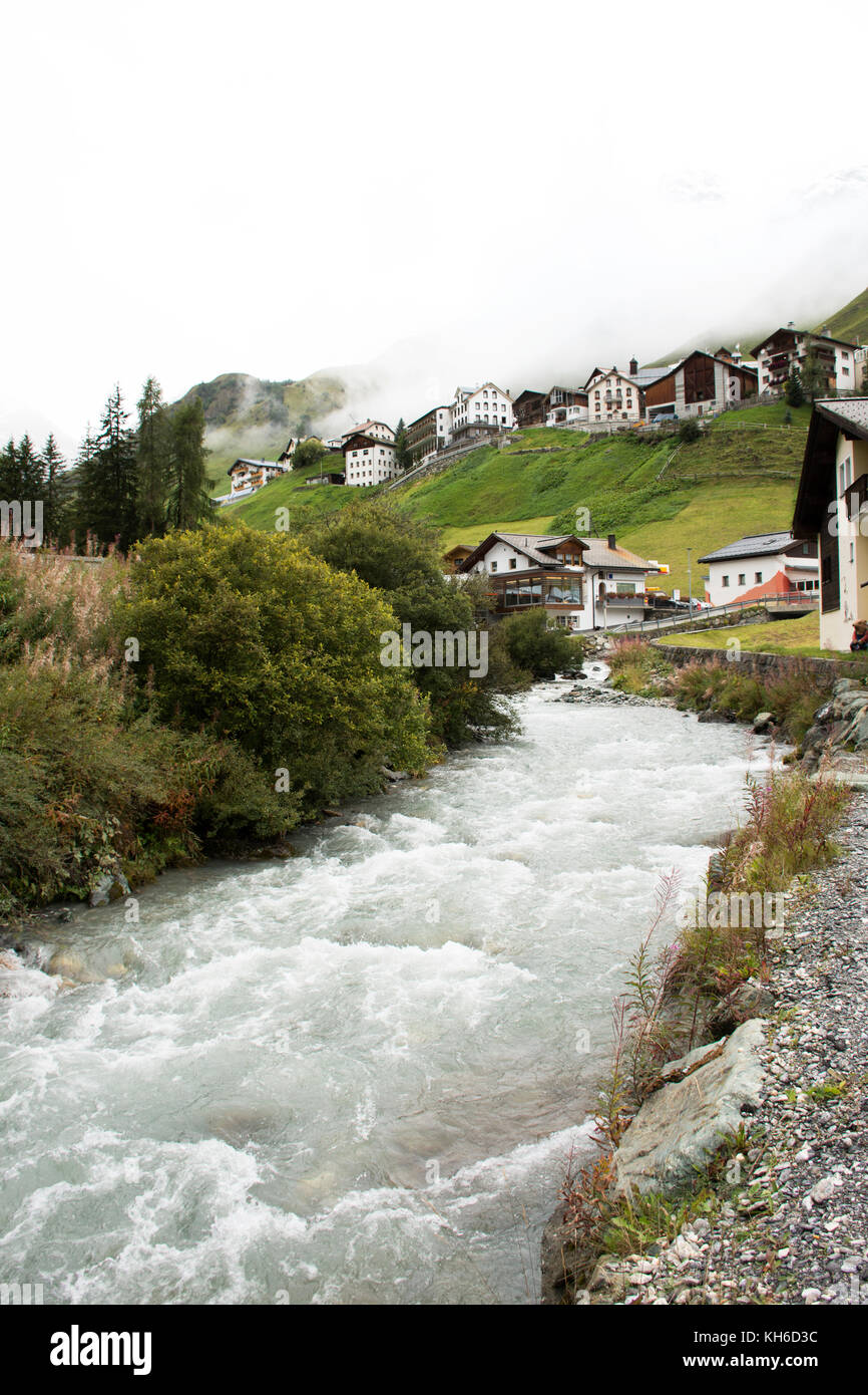 The alps are the highest and most extensive mountain range hi-res stock ...