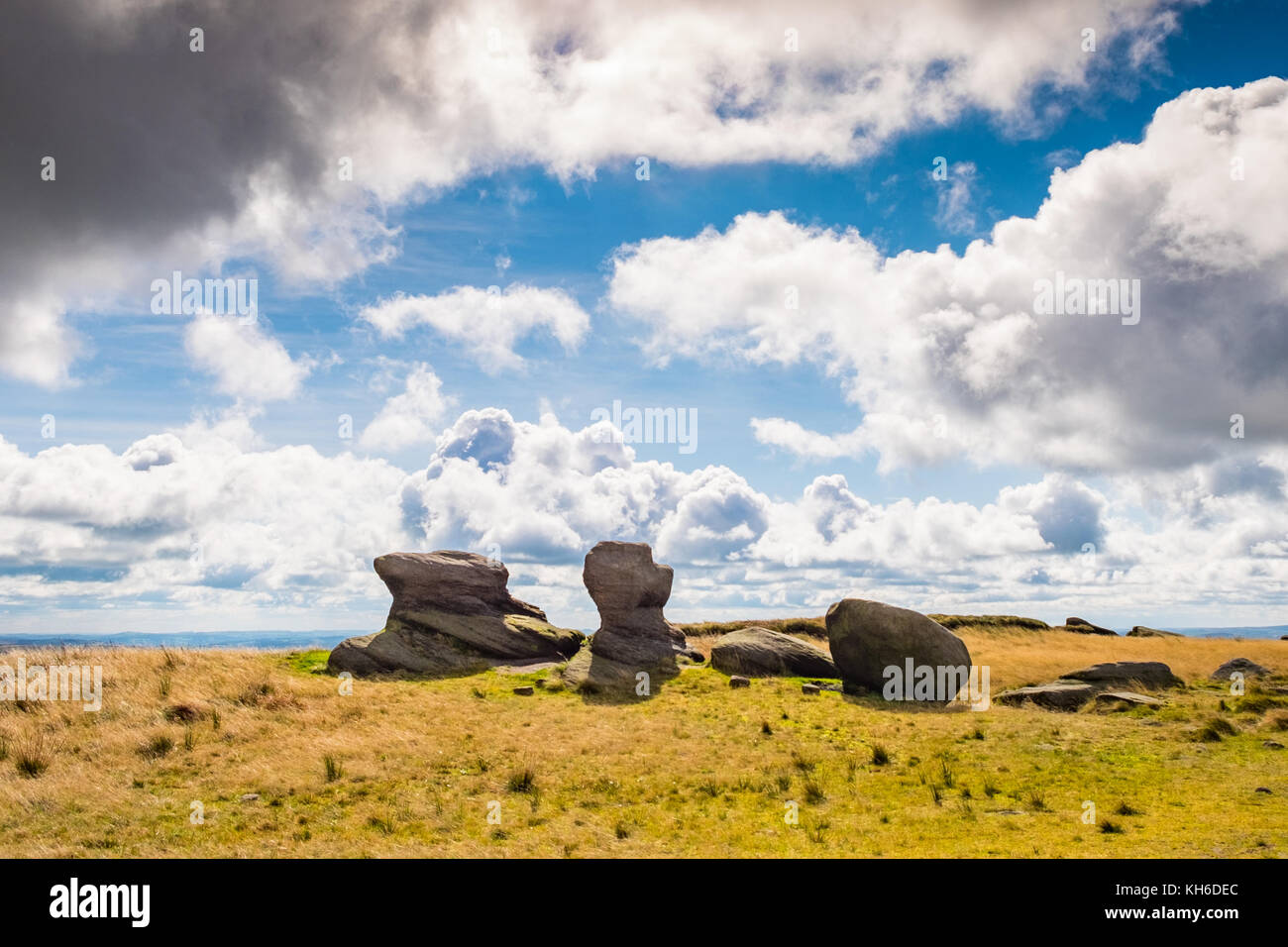 Kinder Low in The Derbyshire Peak District, England Stock Photo - Alamy