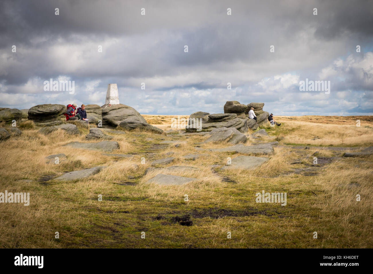 Kinder Low in The Derbyshire Peak District, England Stock Photo - Alamy