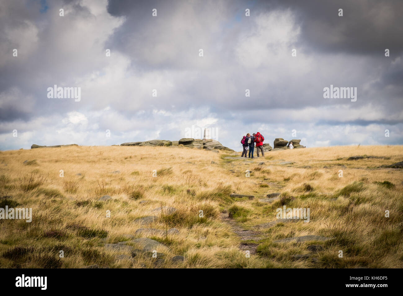 Kinder Low in The Derbyshire Peak District, England Stock Photo - Alamy