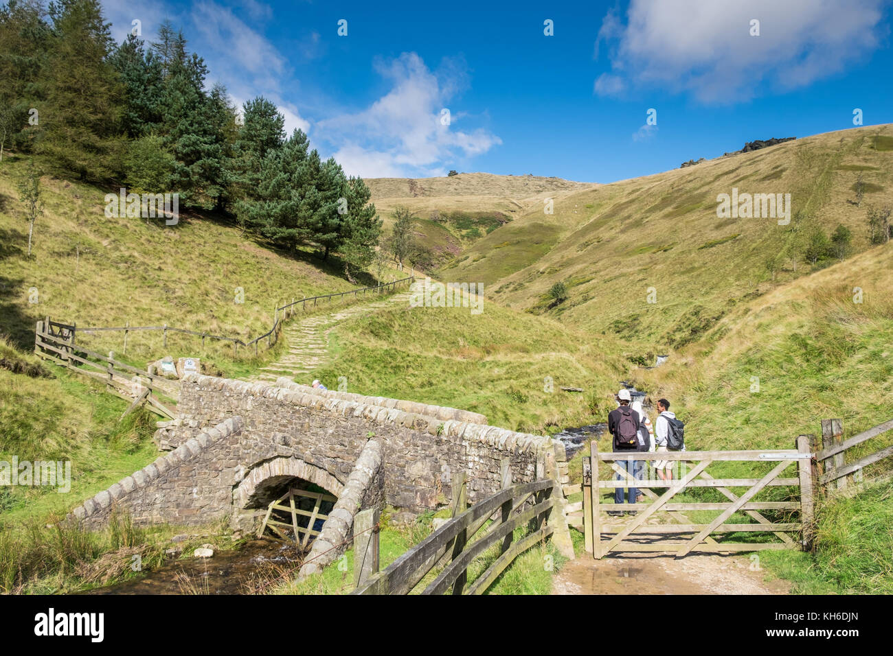 Jacob's Ladder, Edale in the Derbyshire Peak District, England Stock ...
