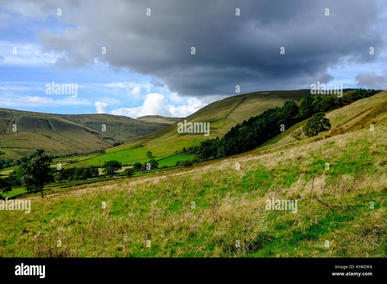 Footpath to Edale Sign, Edale, Derbyshire Peak District, England Stock ...