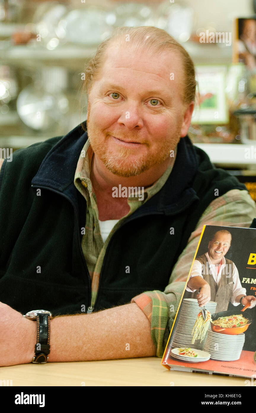 Mario Batali promotes his cookbook, Molto Batali Simple Family Meals at ...
