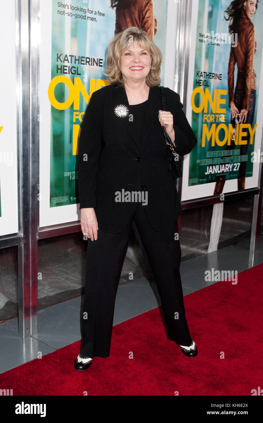 Debra Monk at the 'One for the Money' premiere at the AMC Loews Lincoln ...