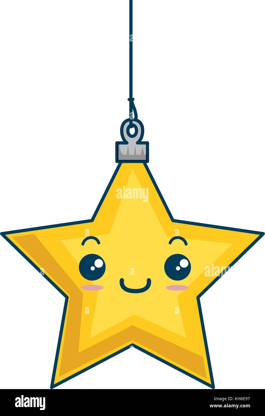 Christmas icon elements hanging Stock Vector Images - Alamy